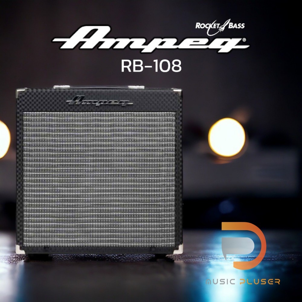 Ampeg Rocket Bass RB-108 แอมป์กีต้าร์เบสรุ่นใหม่ล่าสุด ขนาดลำโพง 8" มาพร้อมกำลังขับ 30 watts 3 ...