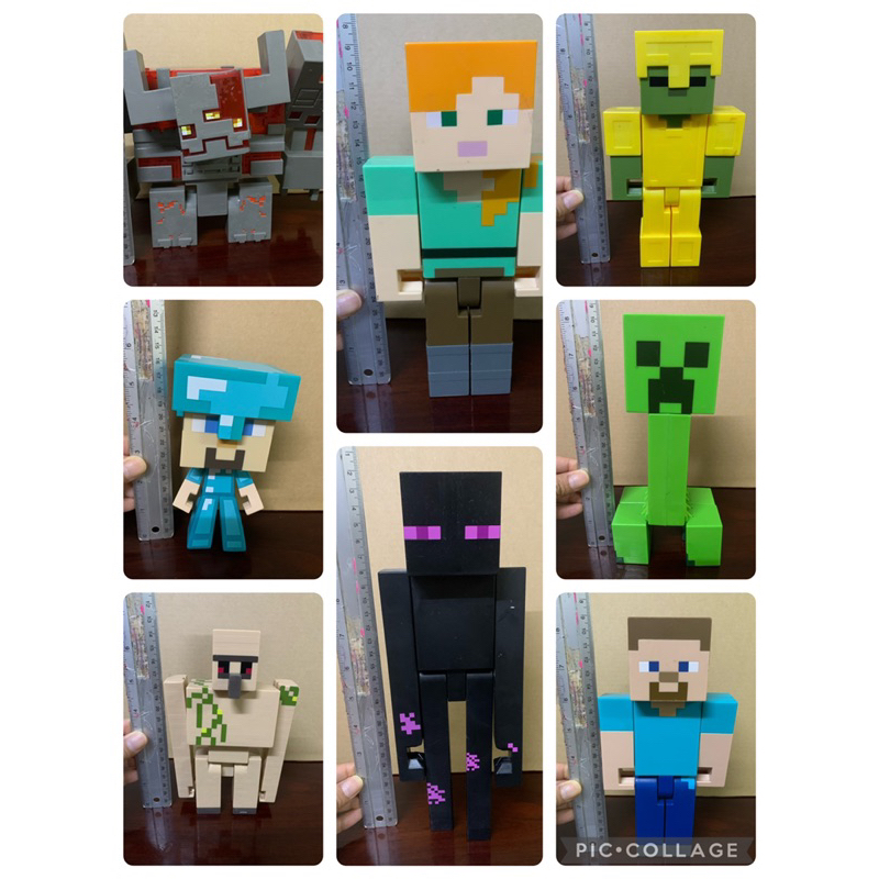 minecraft large scale action figure big minecraft มายคราฟตัวใหญ่ 8-10 ...