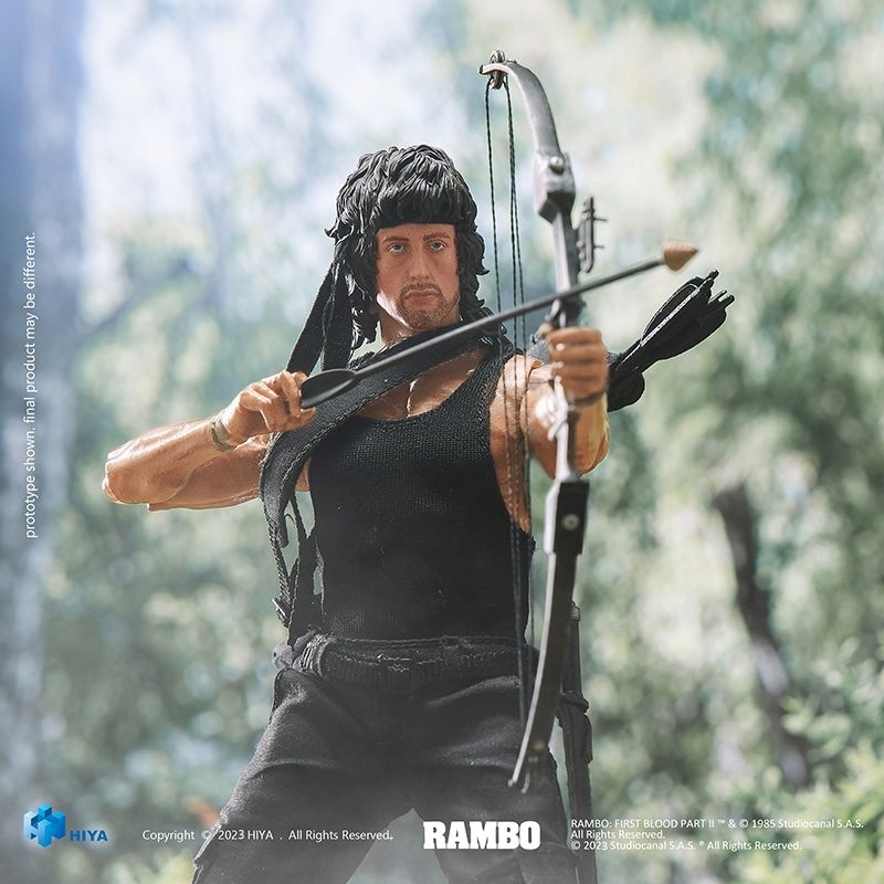 Hiya Toys Rambo First Blood Part 2 1/12 Scale | Shopee Thailand