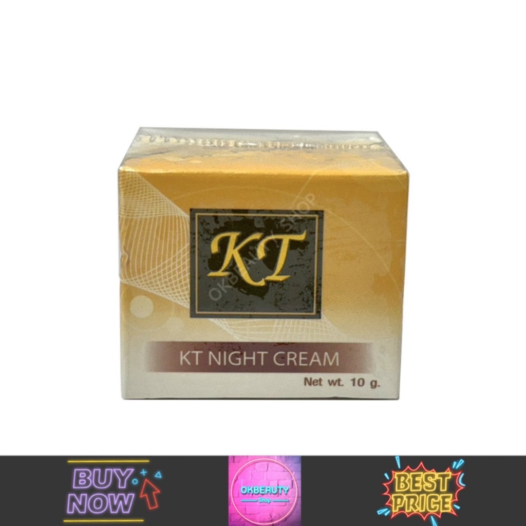 KT night cream ครีมเคที สูตรกลางคืน (10ml.) | Shopee Thailand