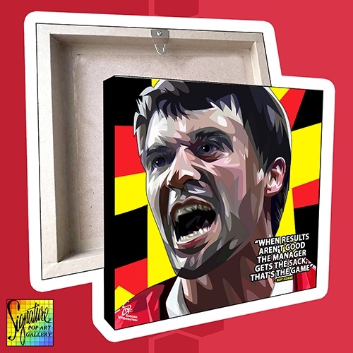 กรอบรูป POP ART "Roy Maurice Keane V.2 " Manchester united แมนยู ...