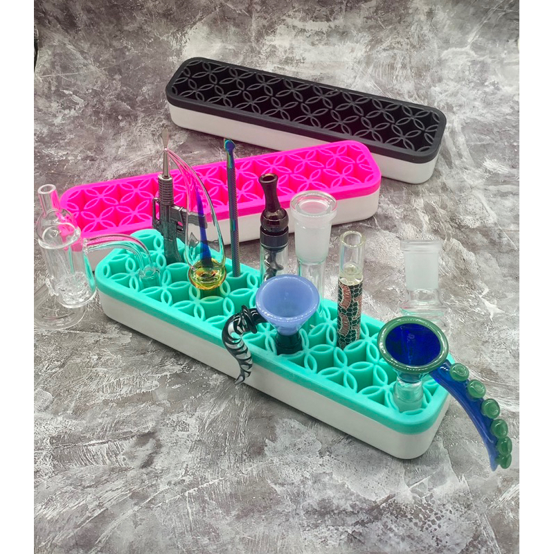 Stoner Silicone organizer dab accessories, bong accessories 10/14/18mm ...