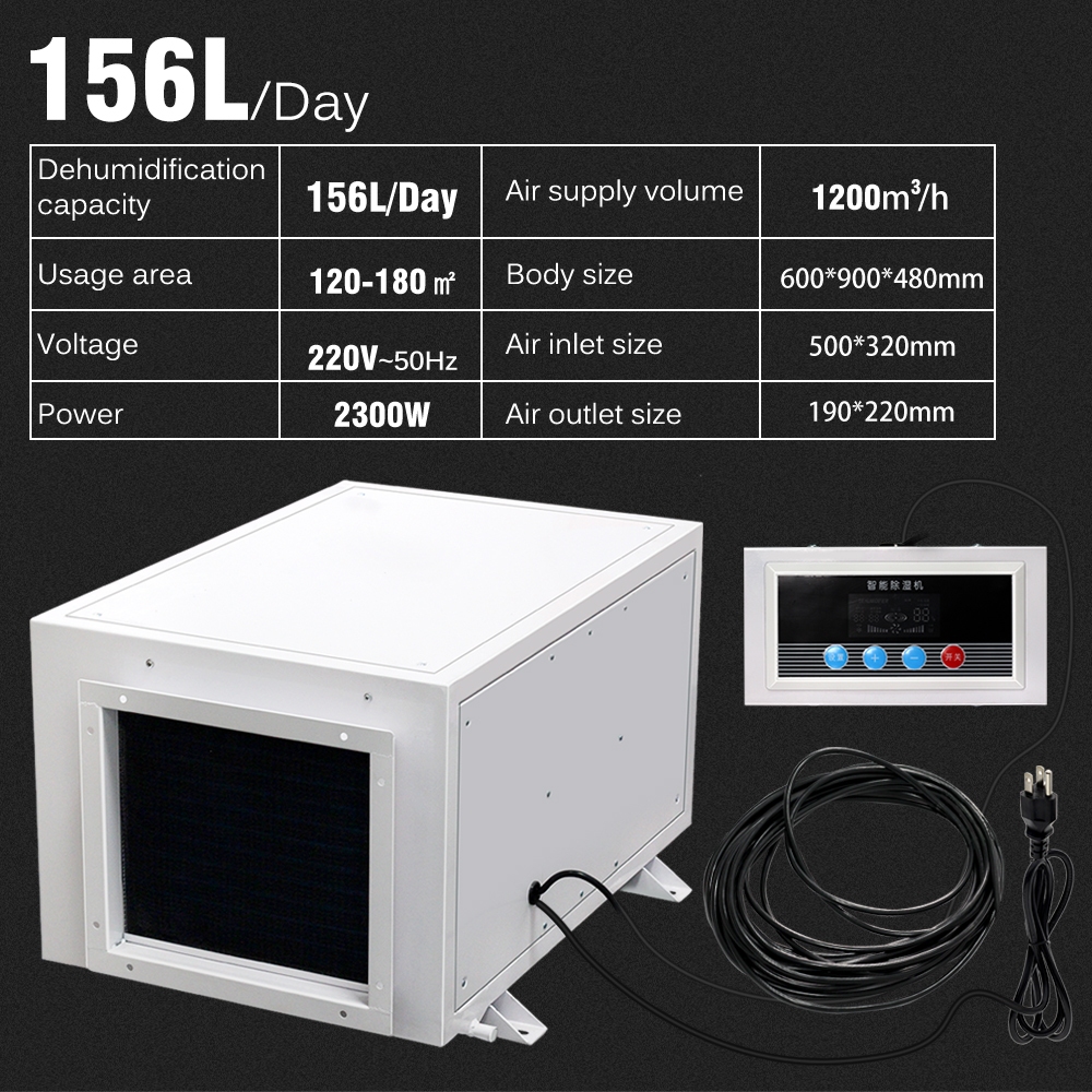 156L dehumidifier เครื่องดูดความชื้น เครื่องลดความชื้น ลดความชื้น ประหยัดพลังงาน เสียงเบา ช่วยลด ...