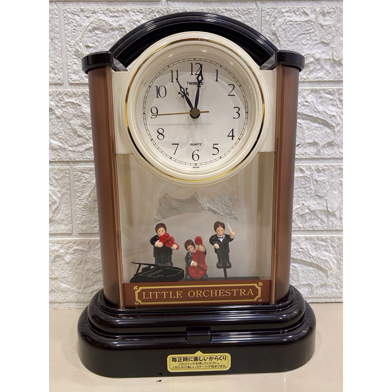 นาฬิกาตั้งโต๊ะ TWINBIRD จอ+บอดี้พลาสติก นาฬิกามือสองจากญี่ปุ่น นาฬิกา ...