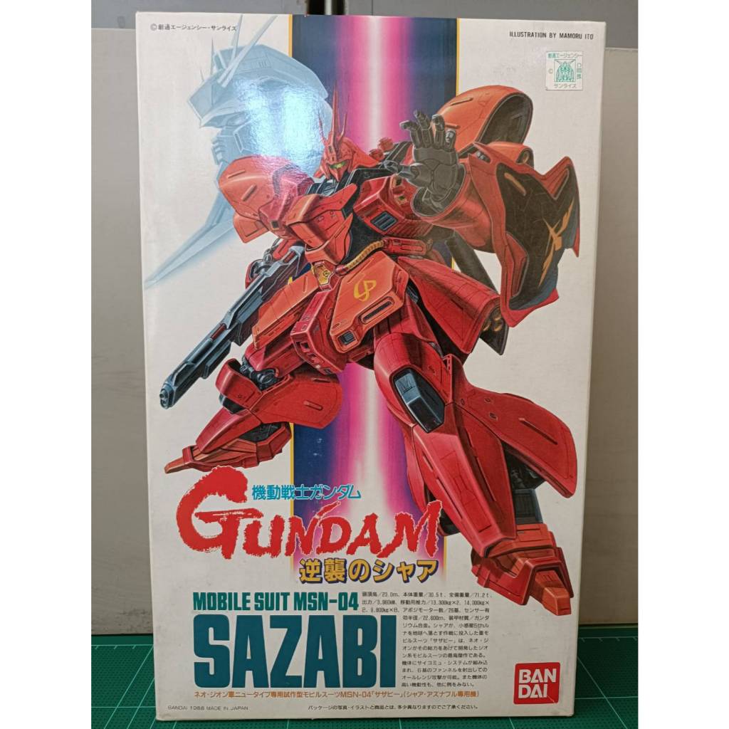 [เลิกผลิต][ยังไม่ได้ใช้] Bandai Gundam 1/144 sazabi Model Kit | Shopee ...