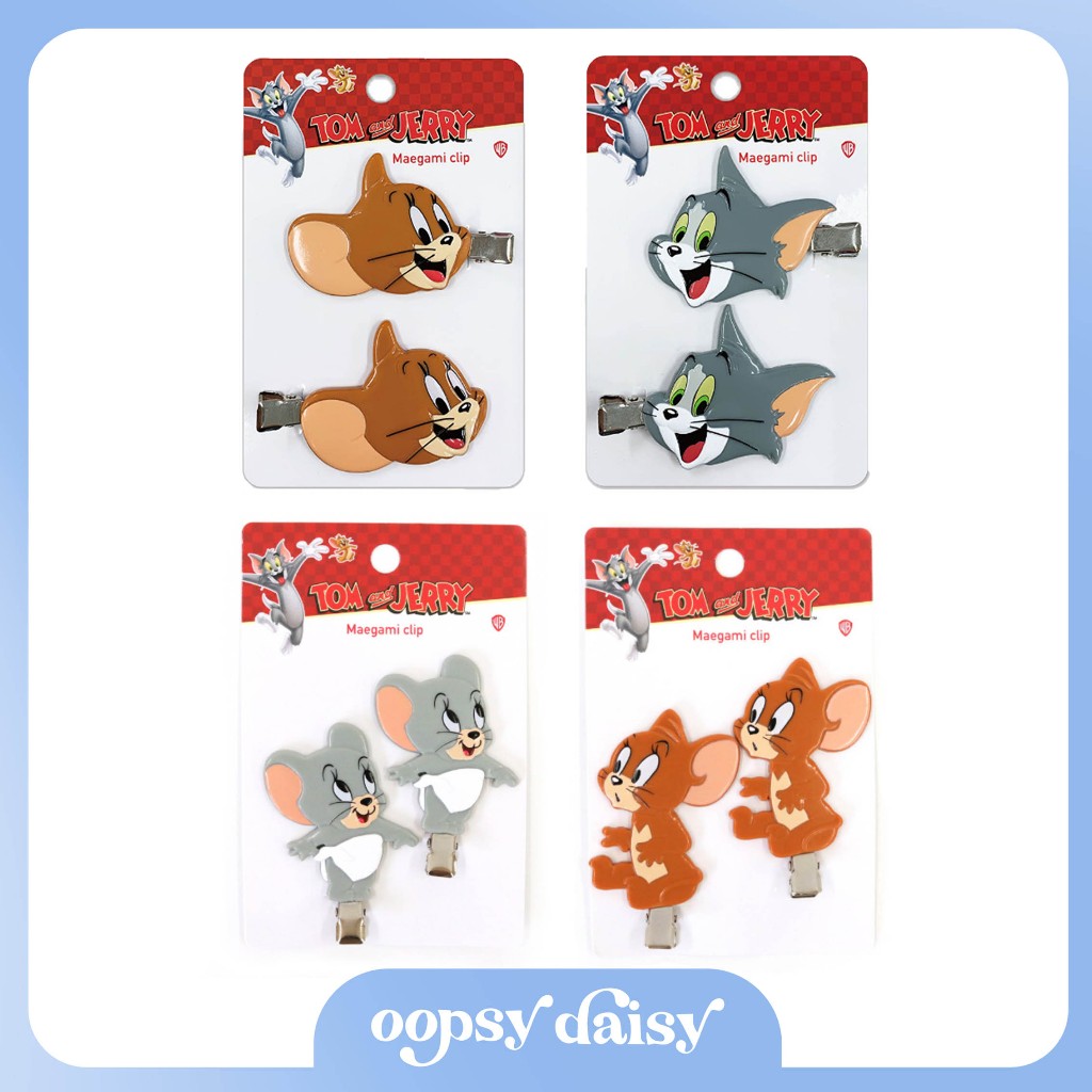 [พร้อมส่ง/ของแท้] กิ๊บติดผม Tom and Jerry, Tuffy Bang Clip Hair Clip ...