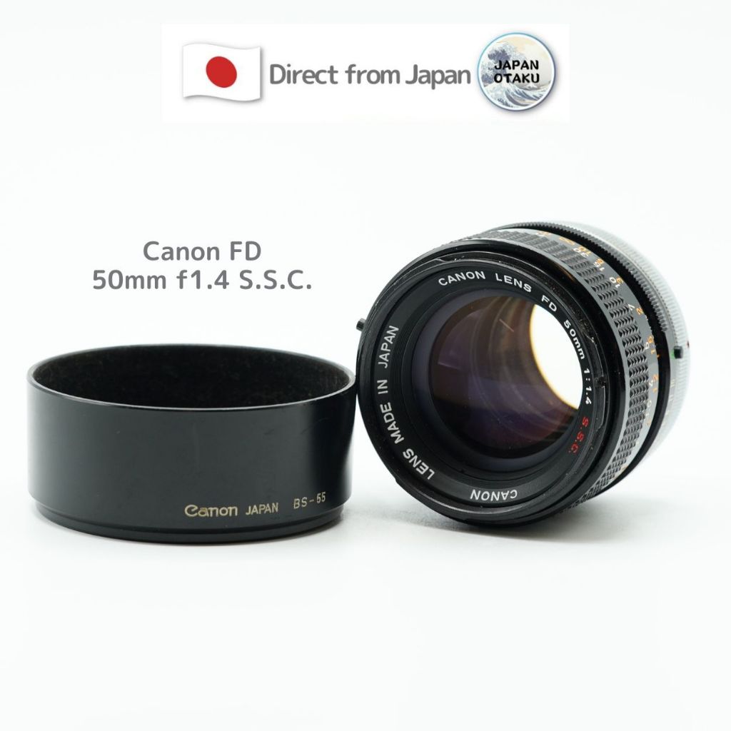 [ใช ้ ในญี ่ ปุ ่ น ] " เลนส ์ วินเทจ " Canon FD 50mm f/1.4 SSC เปิดตัวในญี ่ ปุ ่ นปี 1973 ...