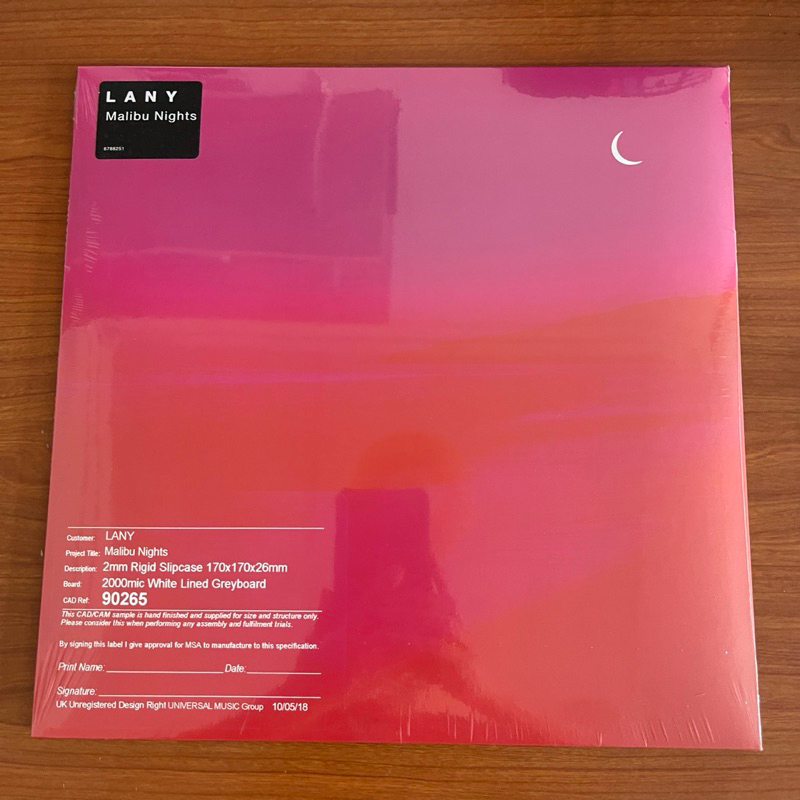 แผ่นเสียง LANY - Malibu Nights , **Clear Vinyl, LP, Album , france , มือหนึ่ง ซีล | Shopee Thailand