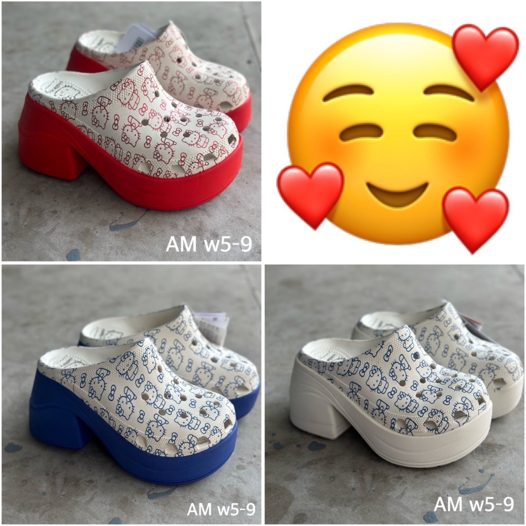 รองเท้าแตะ Cro*s 2024 ใส่สบายสำหรับผู้หญิง วัสดุผลิตจากยางแท้ 100% ขายดีที่สุด Sz W5--W9 ...