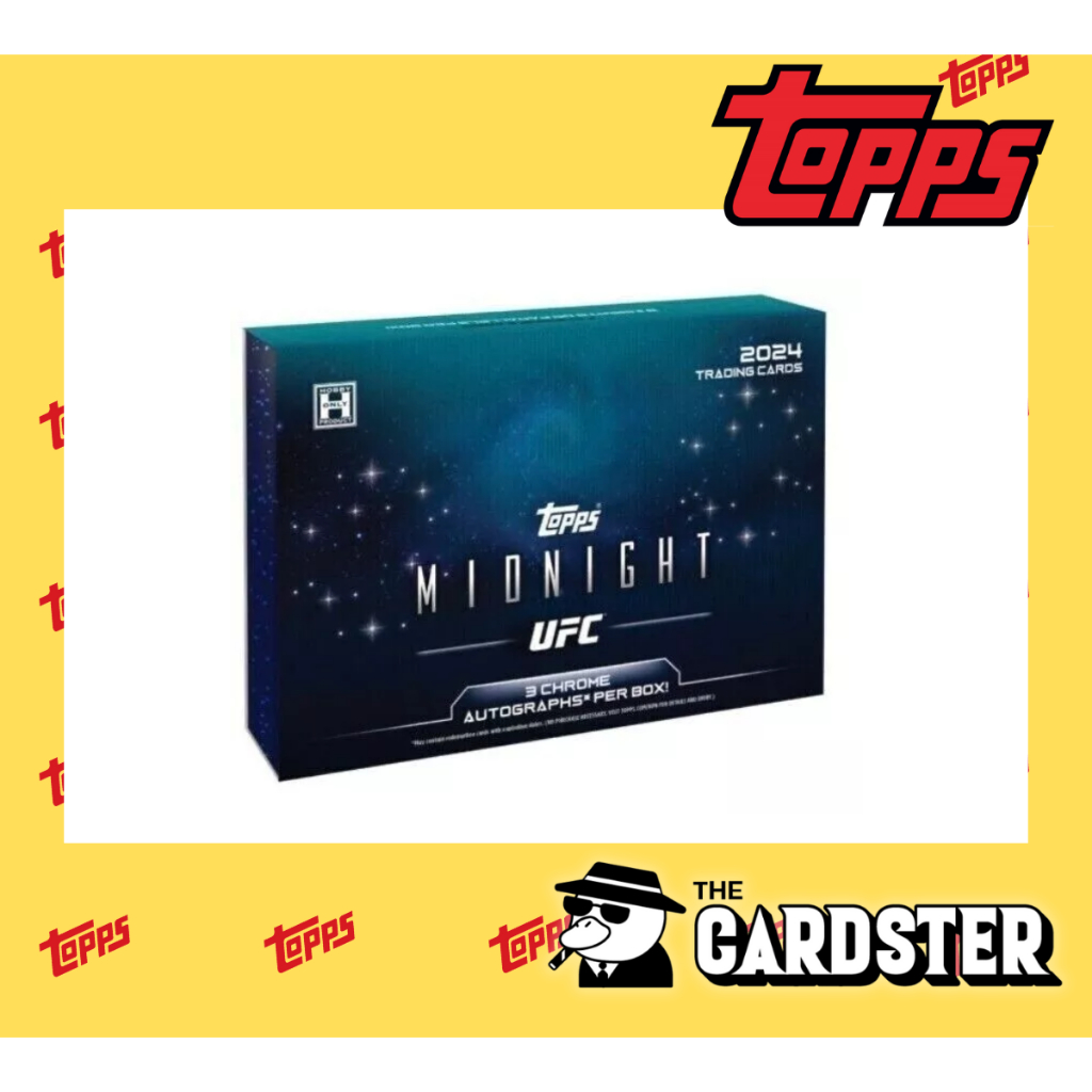 [พร้อมส่ง !!!] กล่องสุ่ม การ์ดมวยกรงเหล็ก UFC Topps® Midnight UFC ...