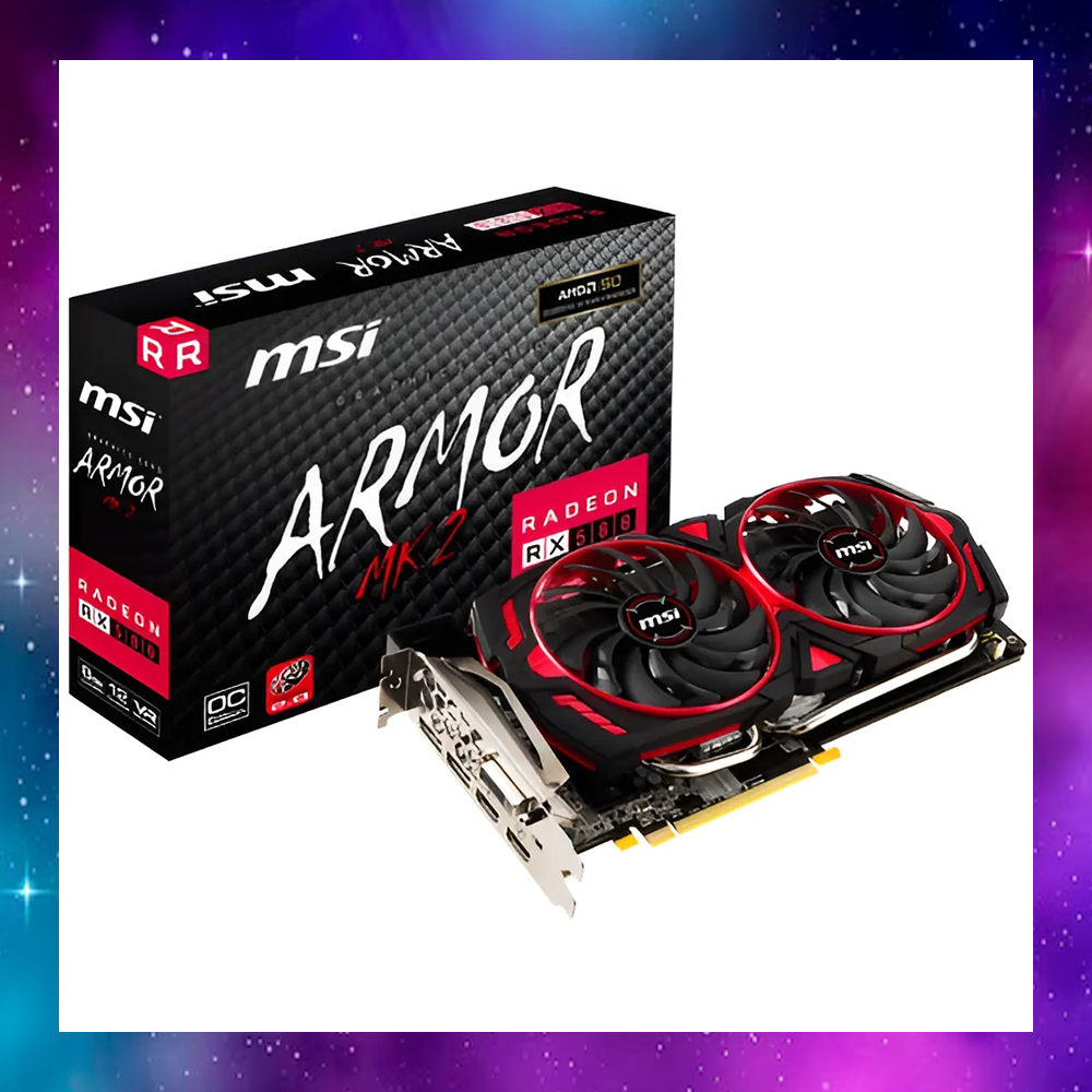 VGA (การ์ดแสดงผล) MSI RADEON RX580 580 ARMOR MK2 8G OC - 8GB GDDR5 ใช้ ...