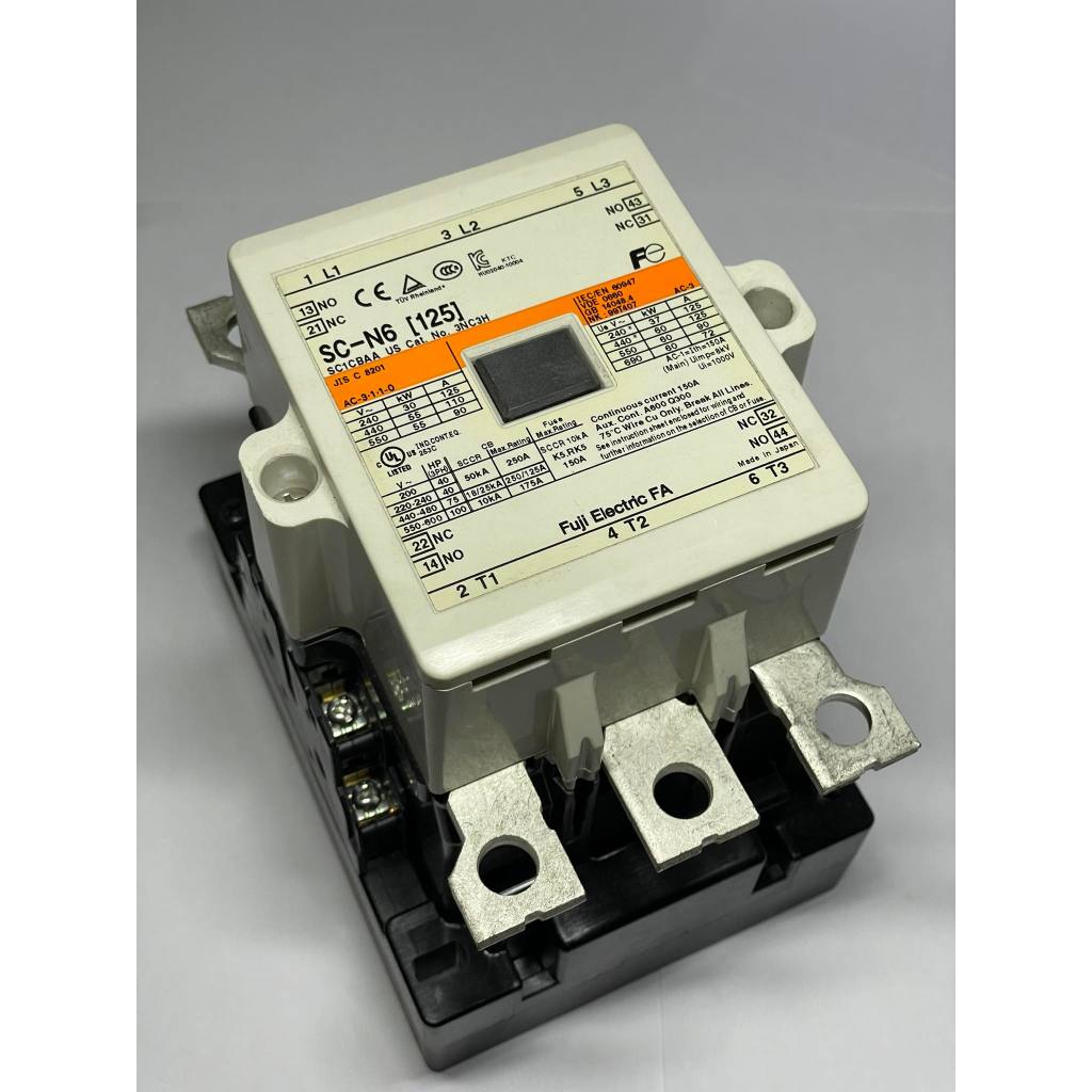 MAGNETIC SC-N6 110V แม่เหล็กไฟฟ้า Contactor Terminal ประเภทการเชื่อมต่อ ...