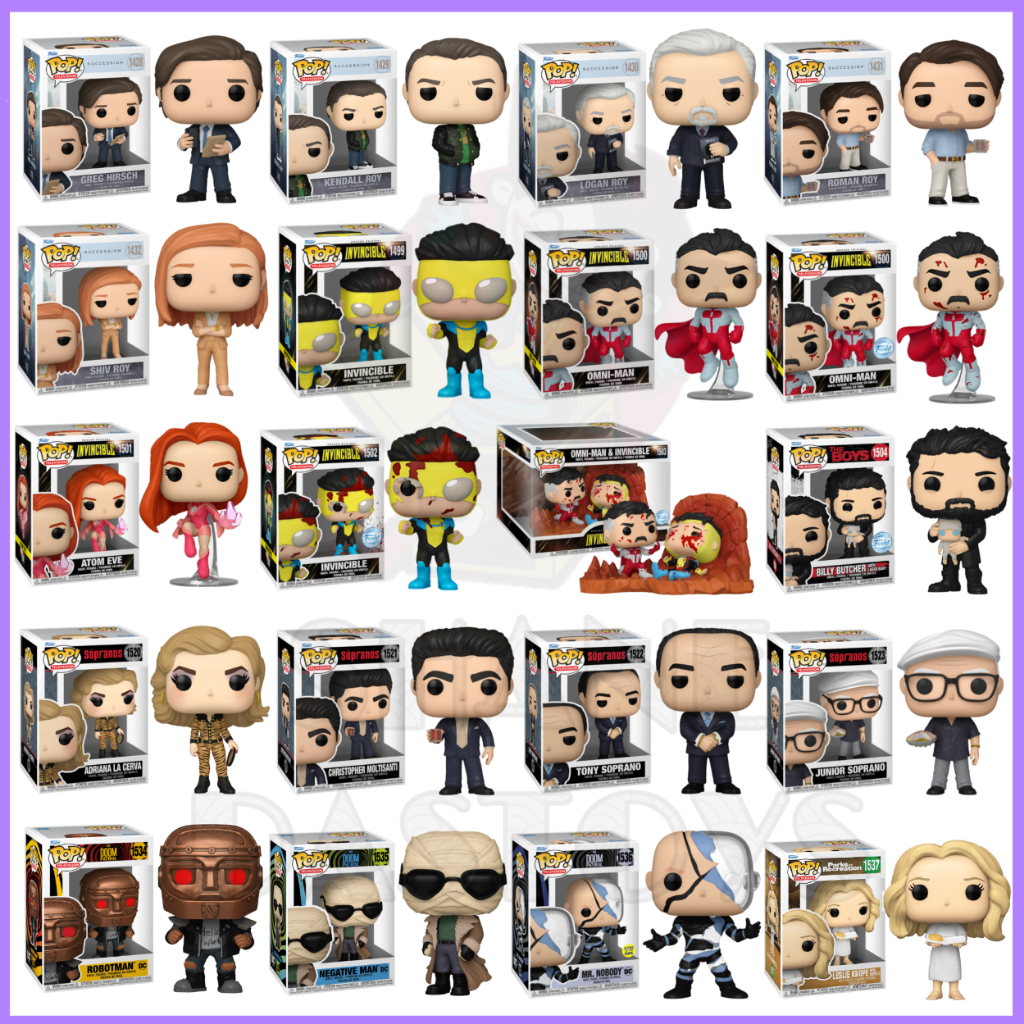 {PRE-ORDER} Funko Pop! TV TELEVISION : Succession, Invincible, The Boys ...