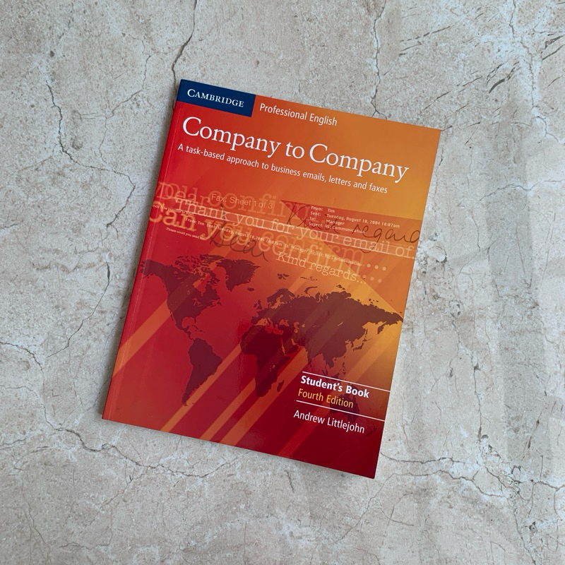 หนังสือ Company to Company A Task-based Approach to Business Emails ...