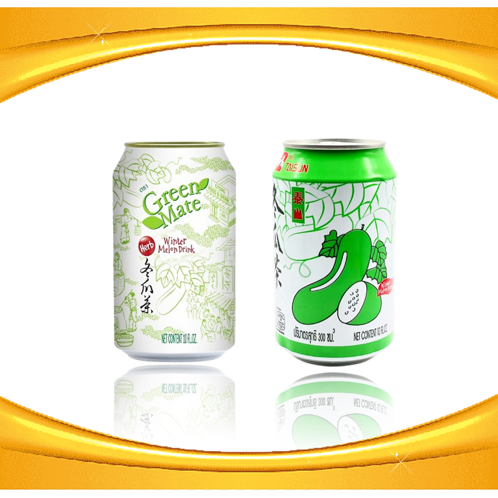 น้ำฟัก น้ำฟักเขียว Water Melon (Dhong Gua Cha) ขนาด 300 มล. ตรา TAISUN และ GREEN MATE | Shopee ...