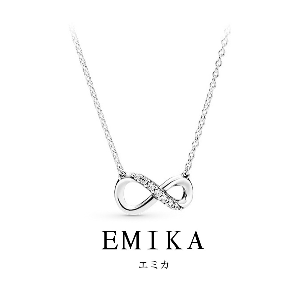 Emika สร้อยคอเงิน925 จี้สร้อยคออนันต์ NO.8-สร้อย สร้อยแฟชั่น ของขวัญให้ ...