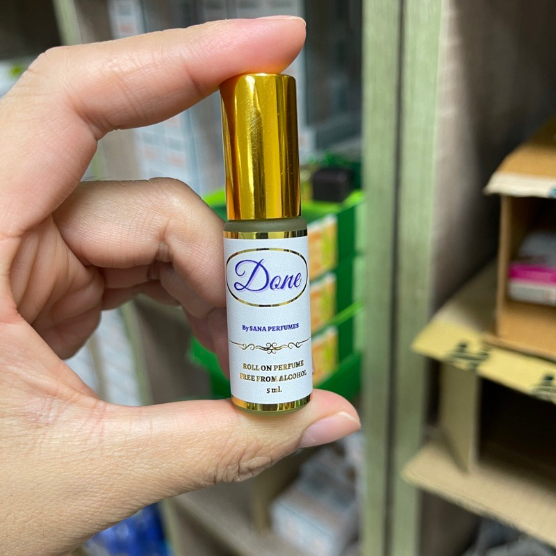 น้ำหอม Done oil perfume หัวลูกกลิ้ง ไม่ผสมแอลกอฮอล์ | Shopee Thailand
