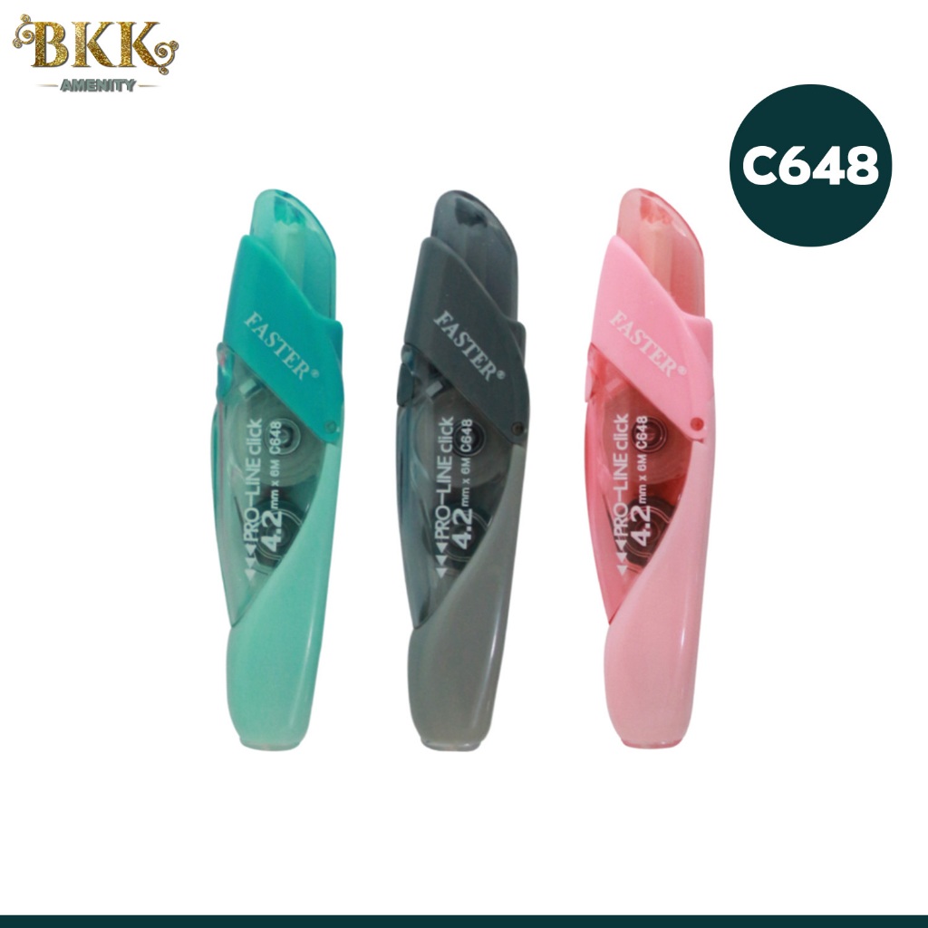 FASTER เทปลบคำผิด ไส้เทปเปลี่ยนไส้ได้ เทปลบ รุ่น โปรไลน์พลัส PRO-LINE ...