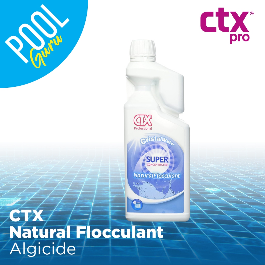 CTX Natural Flocculant Clarifier น้ำยาปรับน้ำใส ขนาด 1ลิตร | Shopee ...