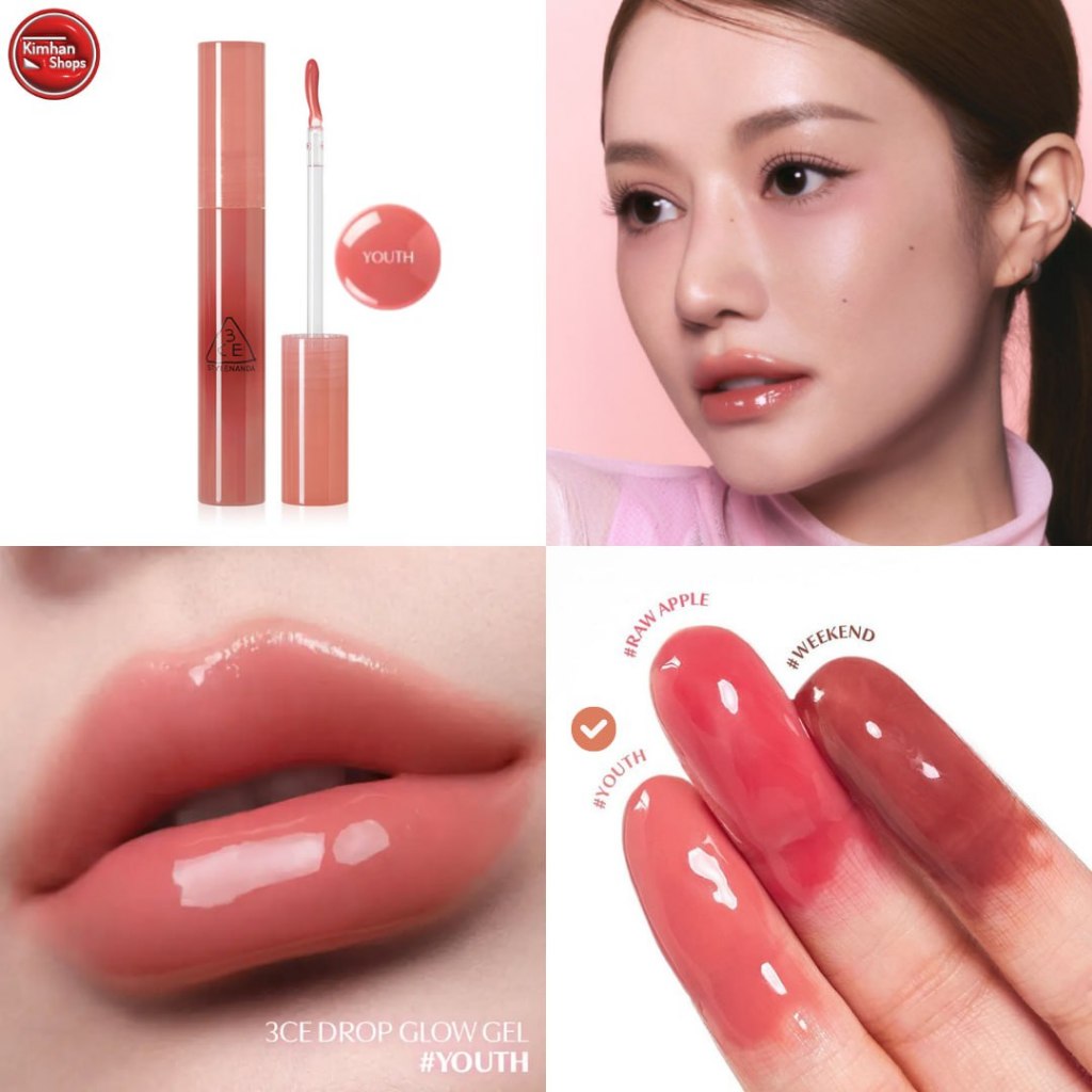 3CE Drop Glow Gel ลิปฉ่ำตัวใหม่💗 | Shopee Thailand