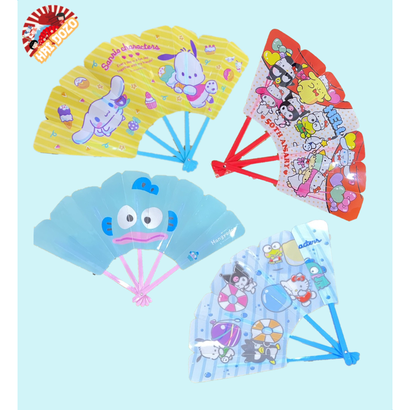 Sanrio Fan พัดสำหรับพกพา โดนน้ำได้ จากแบรนด์ซานริโอ้ มีให้เลือก 4 ลาย ...