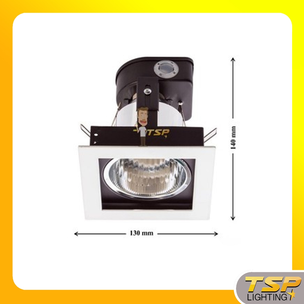 TSP Lighting │ Downlight E27 โคมดาวไลท์ฝังฝ้าE27 TSP-1107 | Shopee Thailand