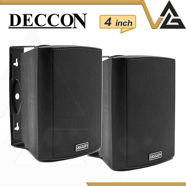 Deccon ZIN-4 ลำโพงติดผนัง 4นิ้ว ตู้ลำโพง แขวนผนัง 200W ห้องประชุม ร้าน ...