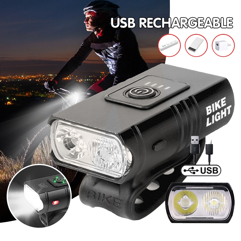 10W จักรยานเบา โคมไฟ LED 800LM 6โหมด ชาร์จไฟได้ MTB ด้านหน้า กันน้ํา ...