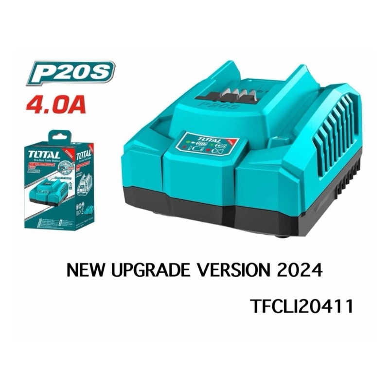Total แท่นชาร์จแบตเตอรี่ 20 โวลท์ รุ่นชาร์จเร็ว TFCLI20411 Fast ...