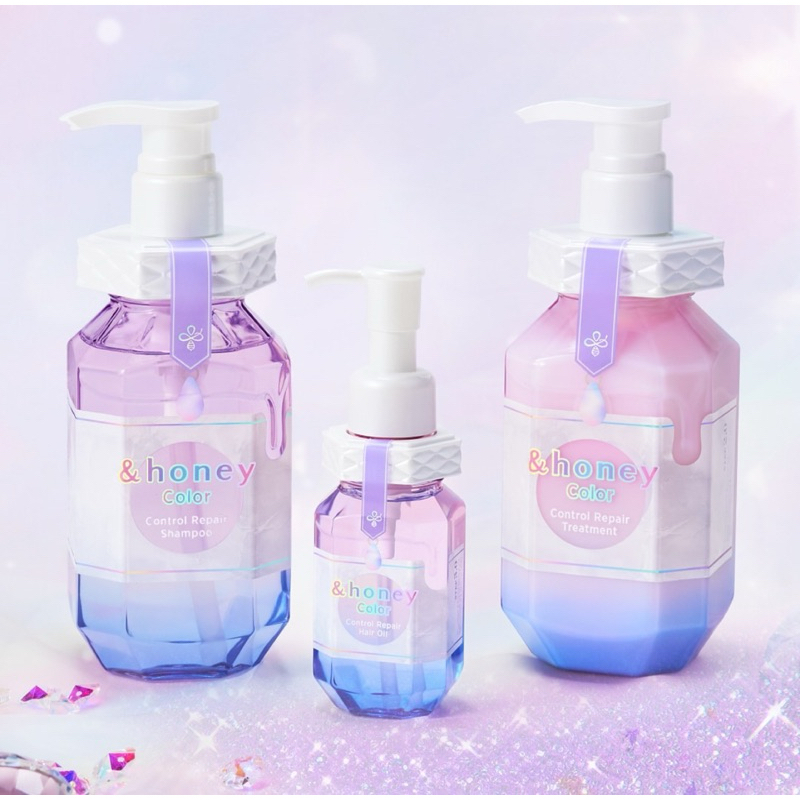 &honey Color Control Repair shampoo&Treatment แชมพู&ทรีทเม้นท์ สูตรควบคุมสีผมแก้ปัญหาสีผมและช่วย ...