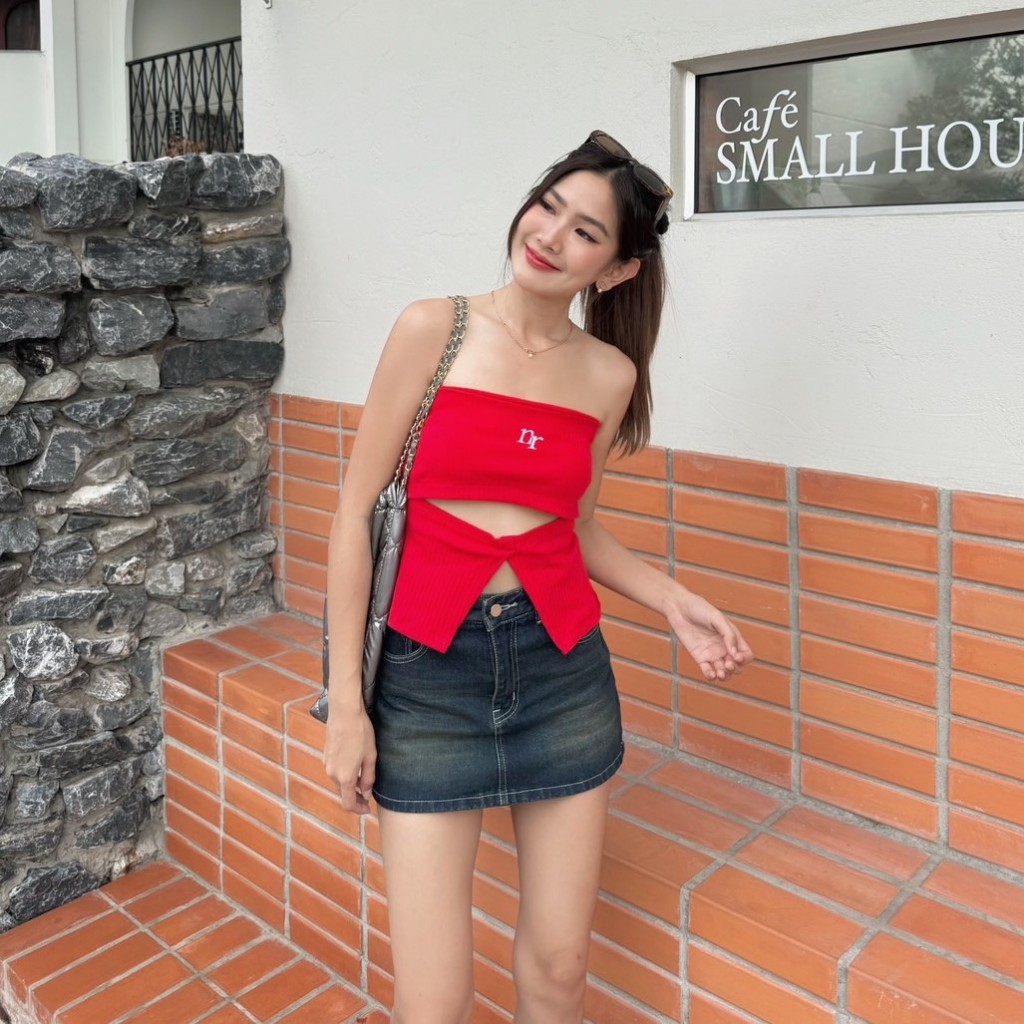 NICHARISSHOP - เสื้อเกาะอก รุ่น Andy Tube Top | Shopee Thailand