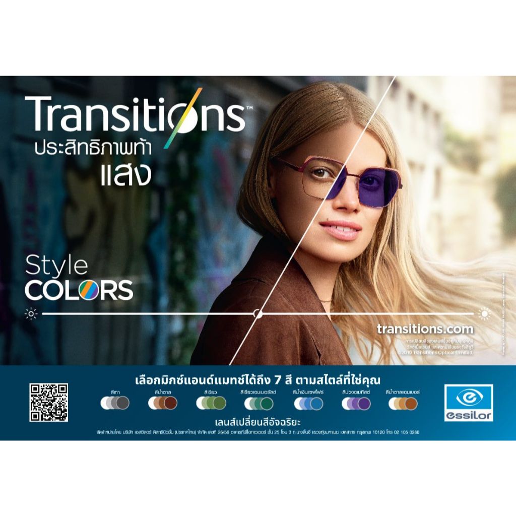 เลนส์ Essilor Transitions Rx.Lab | Shopee Thailand