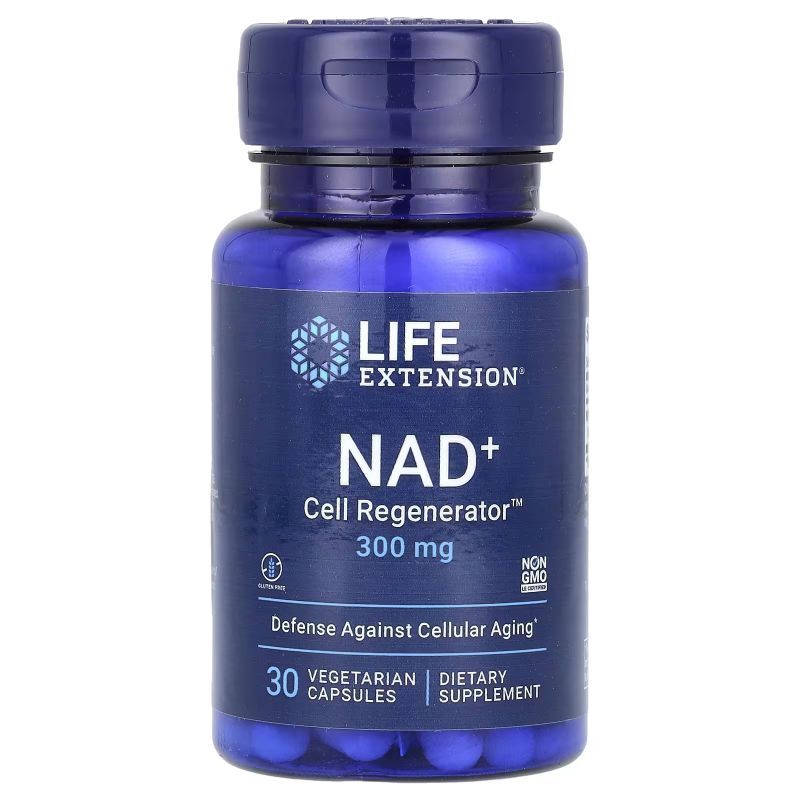 NAD+, Life Extension NAD+ Cell Regenerator™ Nicotinamide Riboside 300 ...