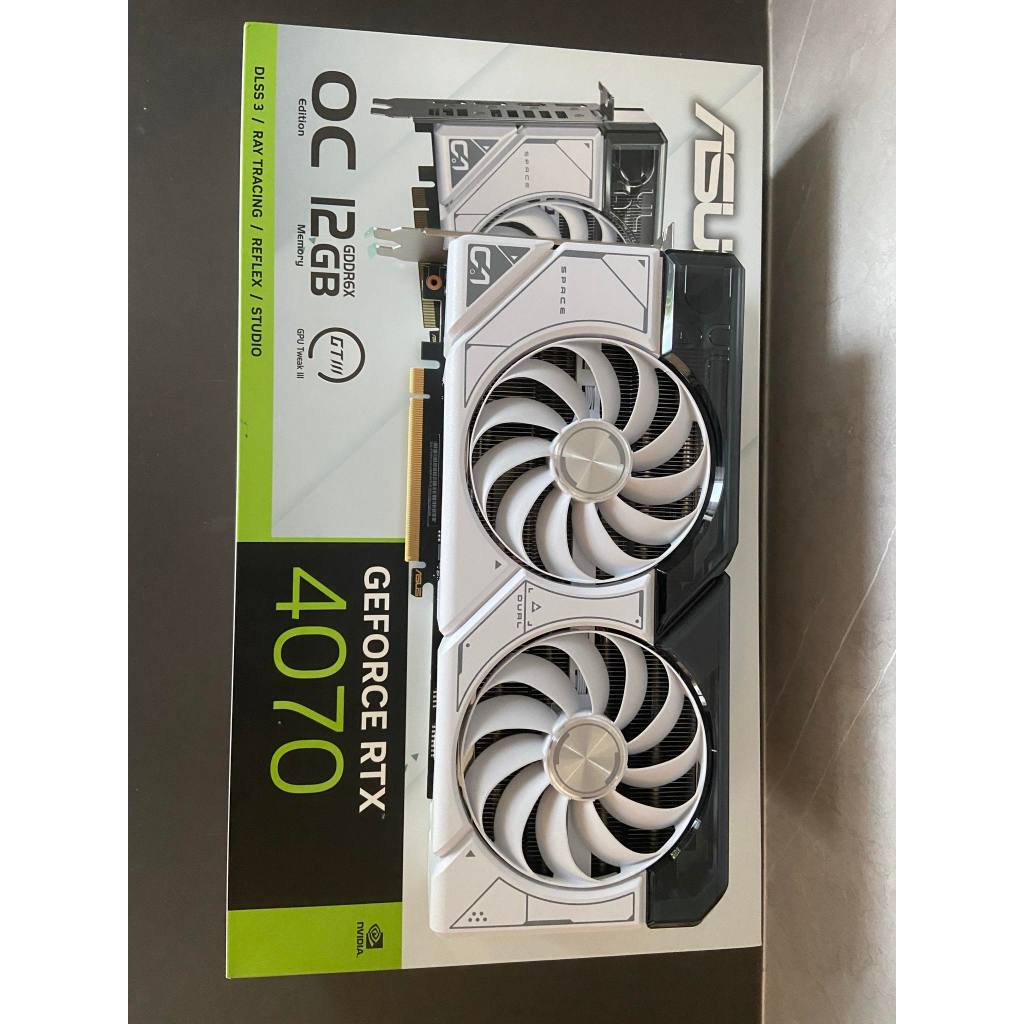 ASUS Dual GeForce RTX™ 4070 White OC Edition 12GB GDDR6X | Shopee Thailand