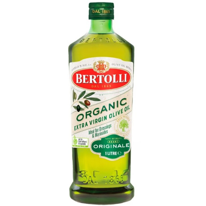 Bertolli ORGANIC Extra Virgin Olive Oil 1L. เบอร์ทอลลี่ น้ำมันมะกอก ...