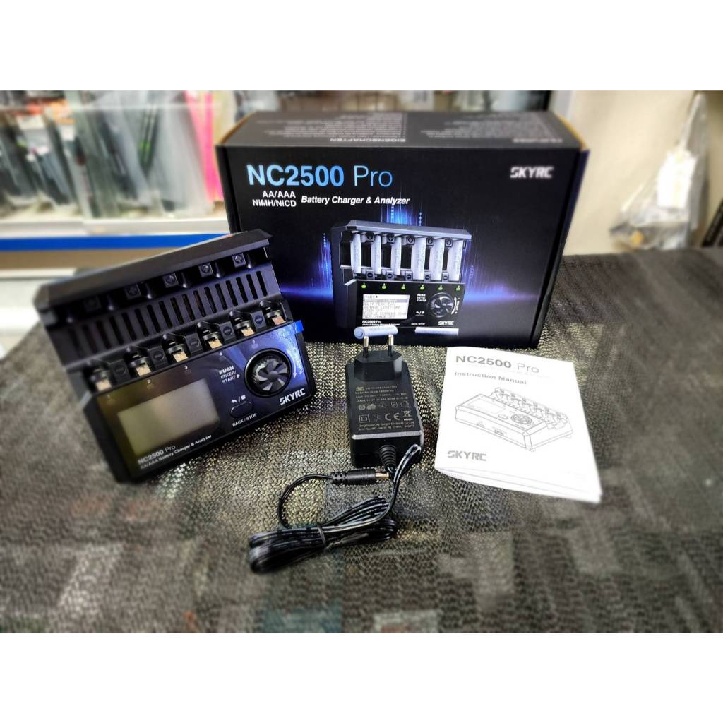 เครื่องรันอิน+เครื่องชาร์จSKYRC NC2500 Pro Charger DC 12V 3A AA/AAA ...