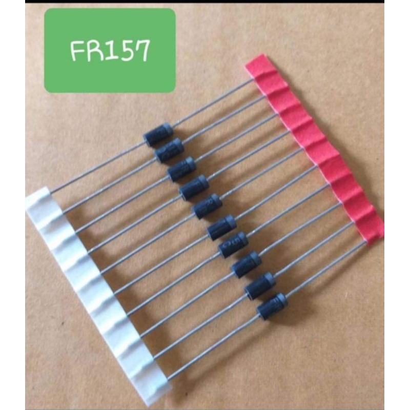 FR157 Diode Fast Rectifier 1000V/1.5Amp (ห่อละ10ตัว)(ราคาห่อละ ...