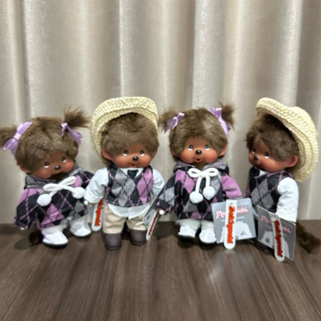 พร้อมส่ง!! Sekiguchi Monchhichi British Style Black Skin S size ขนาด ...