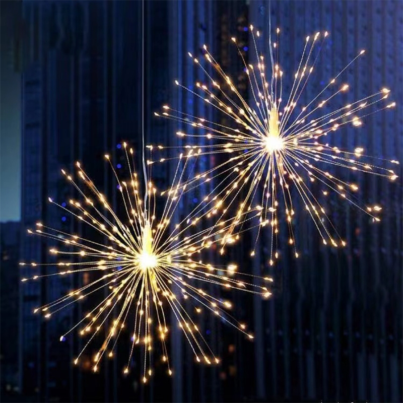 OSIDEN ไฟแต่งสวน กันน้ำ ไฟตกแต่ง 60/200/280/360LED ชาร์จพลังงานแสง ...