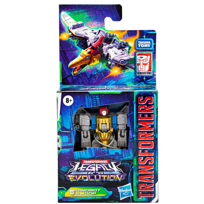 Hasbro Transformers Legacy Evolution Core Dinobot Swoop Converting Action Figure 3.5-inch ...
