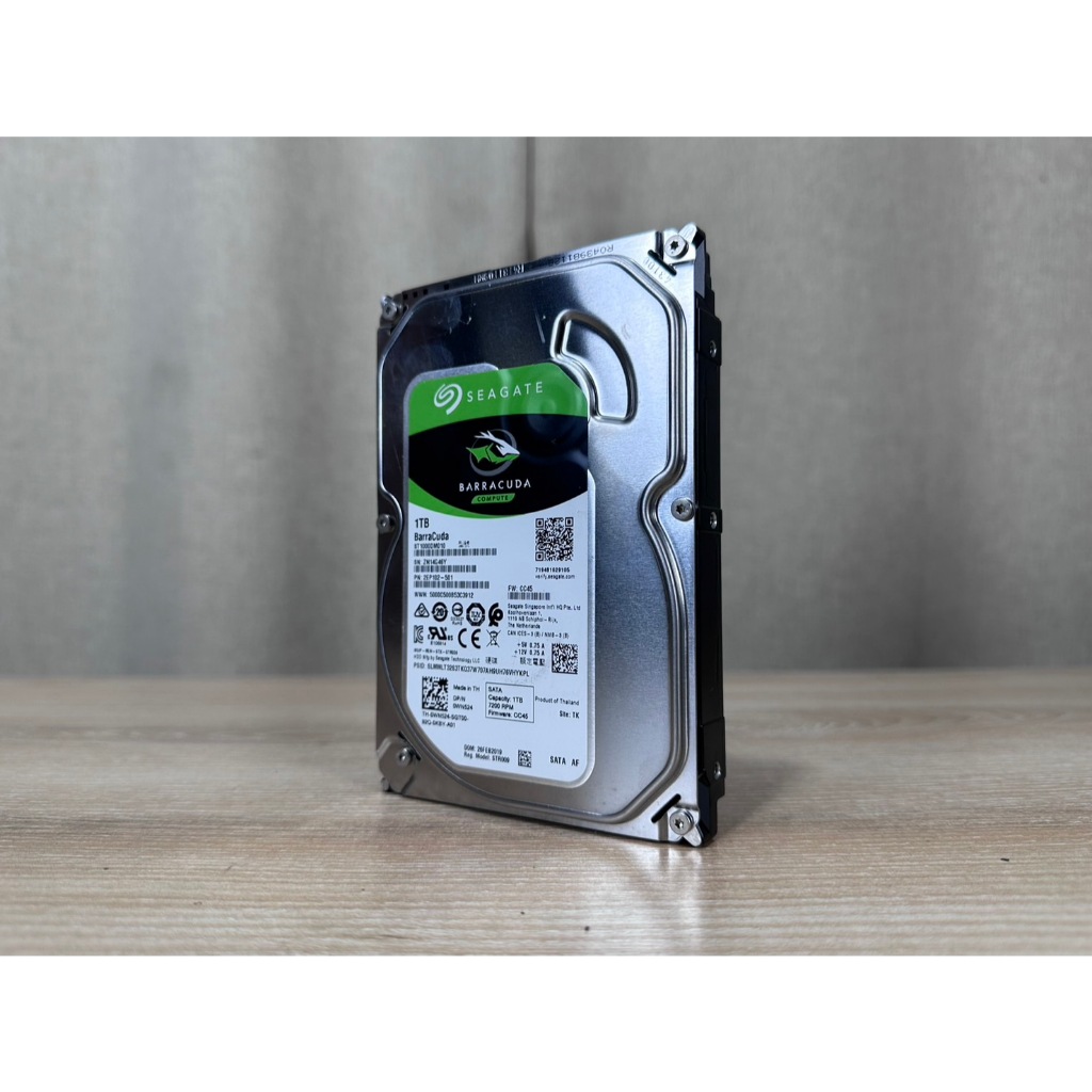ฮาร์ดดิสไดร์ (Harddisk drive) seagate barracuda 1TB Sata III (ST1000DM010) (3.5" For PC ...