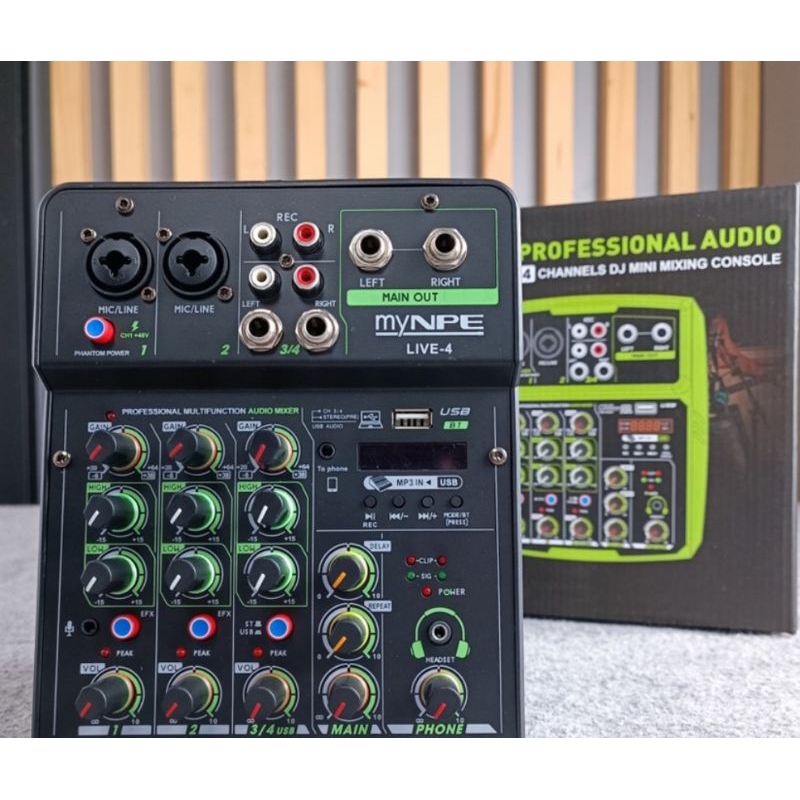 Mixer my npe รุ่น MY NPE LIVE-4 mixer มิกเซอร์ MY NPE มายเอ็นพีอี LIVE | Shopee Thailand