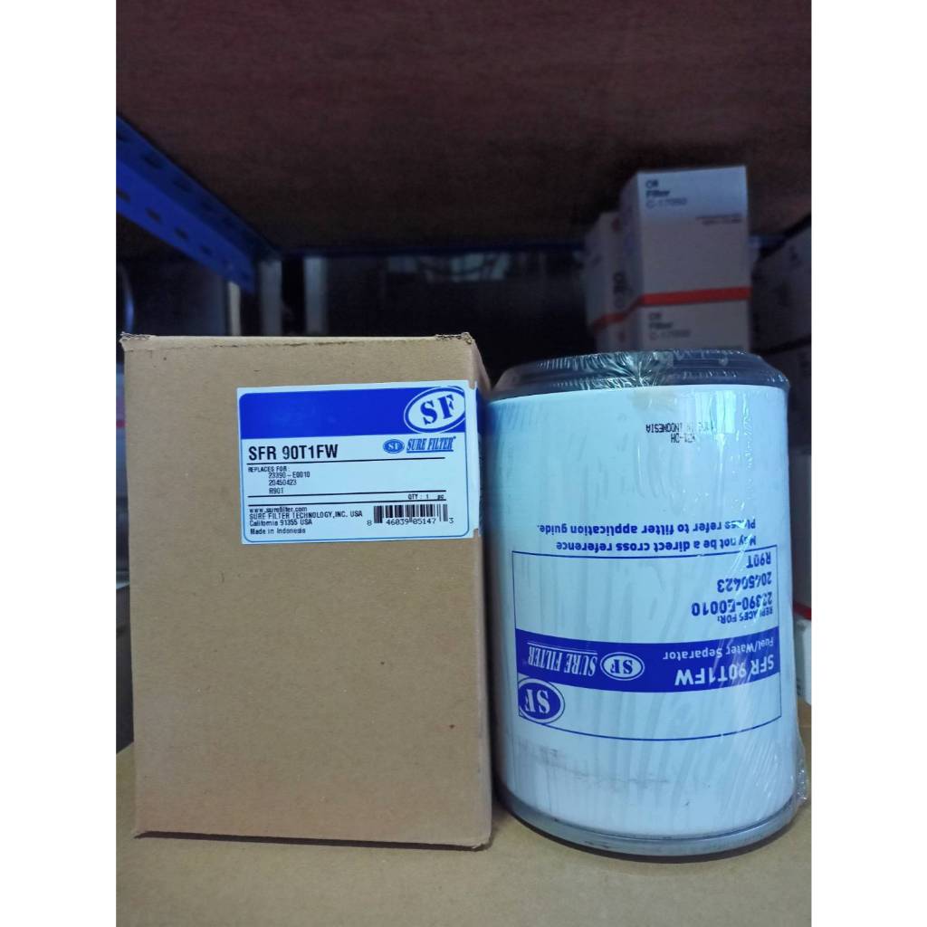 SURE FILTER,SFR-90T1FW,กรองดักน้ำ/โซล่า,HINO 23390-E0010 23401-1700 ...