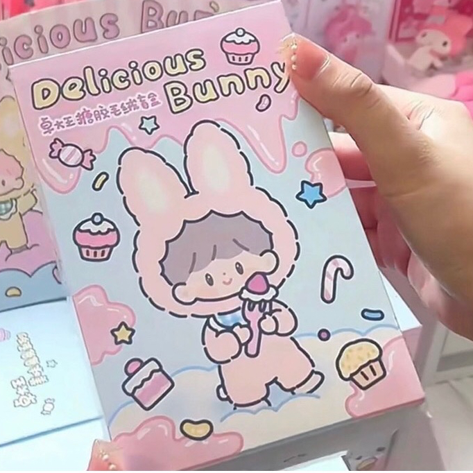 🇹🇭พร้อมส่ง art toy popmart delicious bunny กล่องจุ่ม boxset ตุ๊กตา พวง ...
