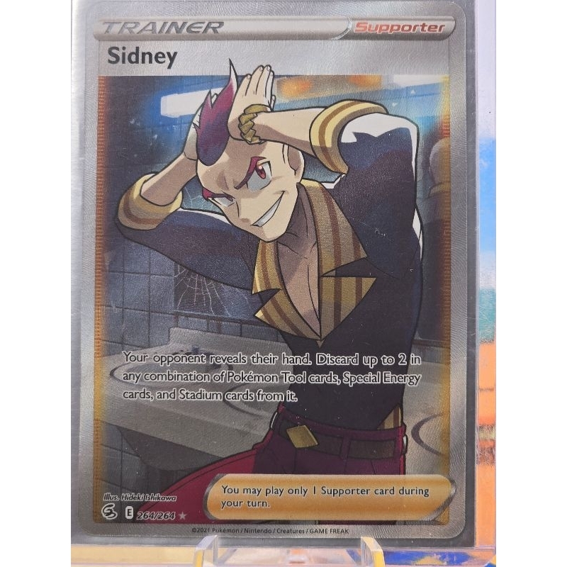 Pokemon Card "Sidney Trainer 264/264" ENG Fusion Strike | Shopee Thailand