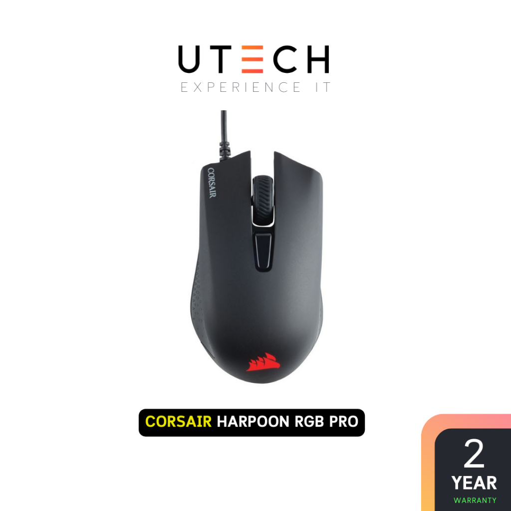 เมาส์ CORSAIR Mouse HARPOON RGB PRO FPS/MOBA Gaming Mouse by UTECH ...