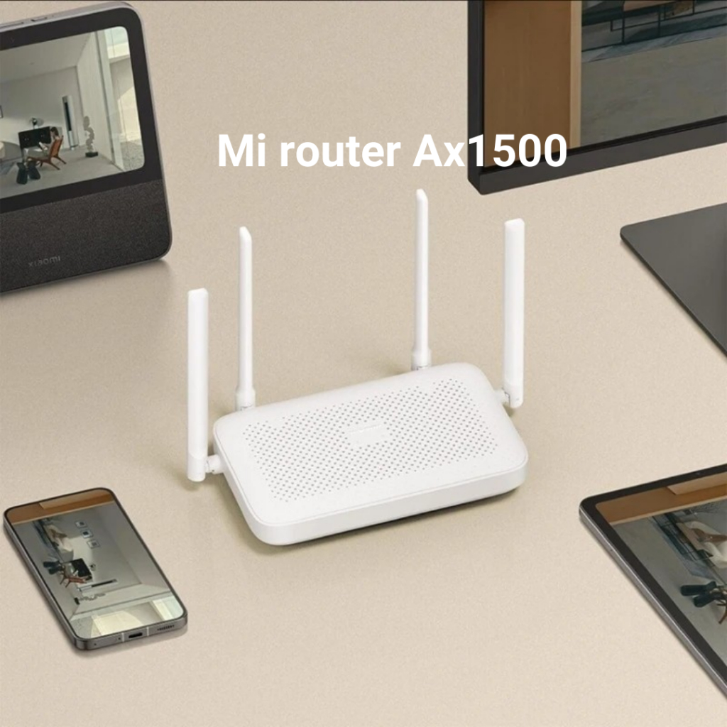Xiaomi Router AX1500 เราเตอร์ 5G Wi-Fi6 ความเร็วสูงสุด1501Mbps สนับสนุน ...