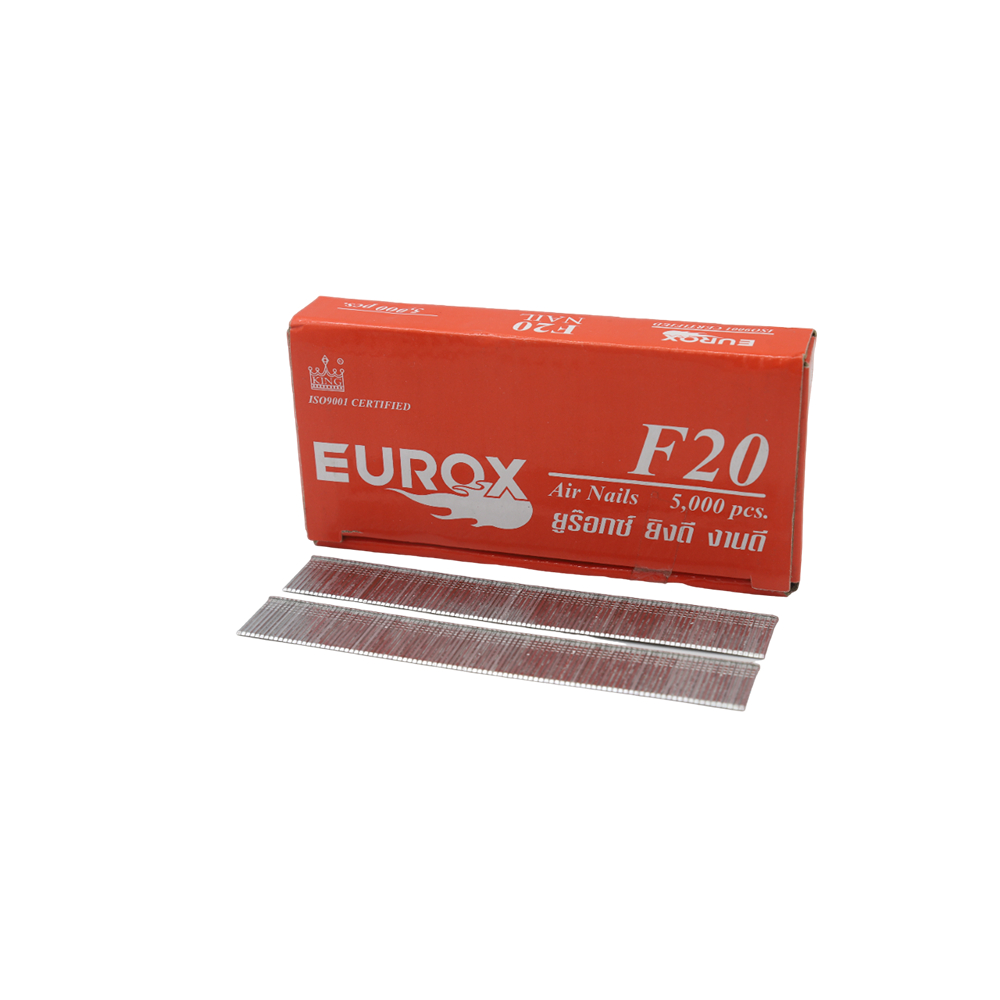 ตะปูขาเดี่ยวยิงไม้ EUROX รุ่น F20 ยาว 20 มม. (แพ็ก 5,000 ชิ้น) สีเงิน | Shopee Thailand