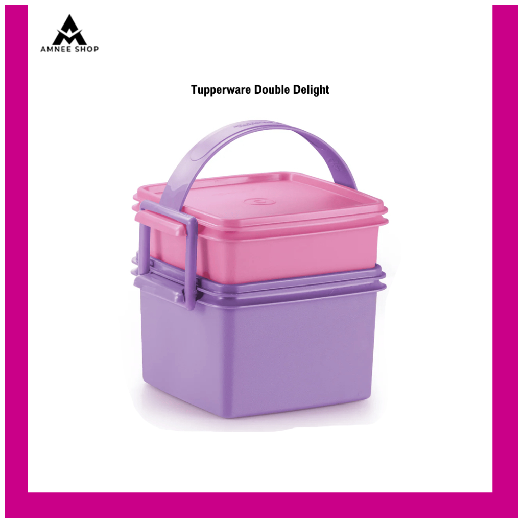 Tupperware Double Delight ราคาต่อ 1 เซ็ต | Shopee Thailand