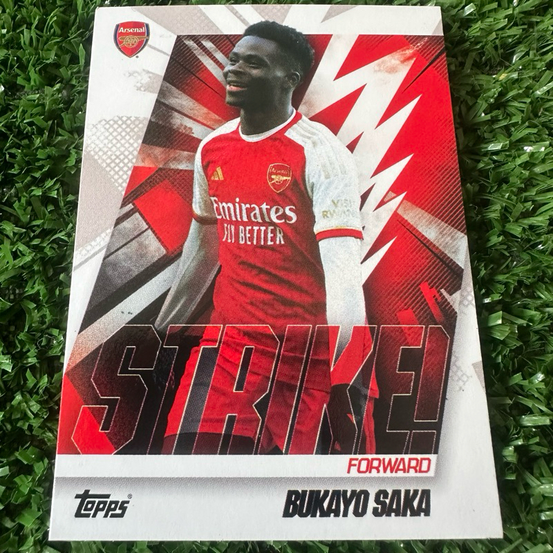 การ์ดบอล อาเซน่อล กล่อง Topps Arsenal Team Set 2023-24 (ชุดอินเสิร์ช ...